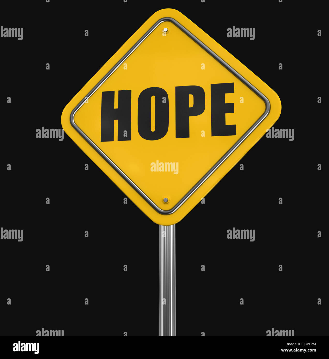 Hope road sign. Image with clipping path Stock Photo - Alamy