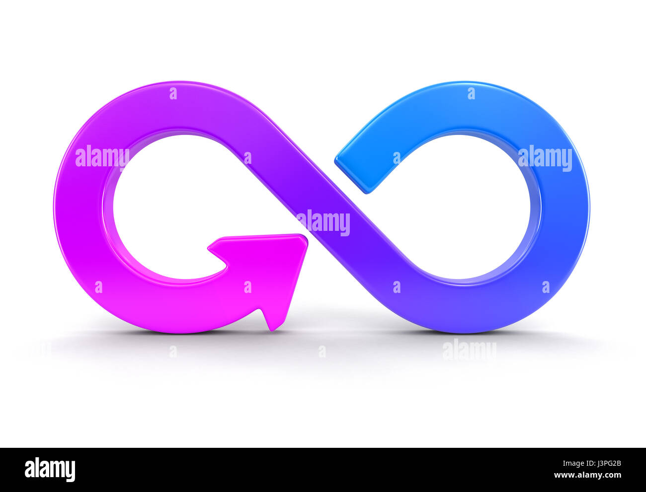 Infinity symbol. Image with clipping path Stock Photo - Alamy