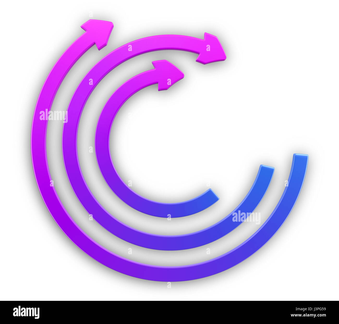 Circular Graph. Image with clipping path Stock Photo - Alamy