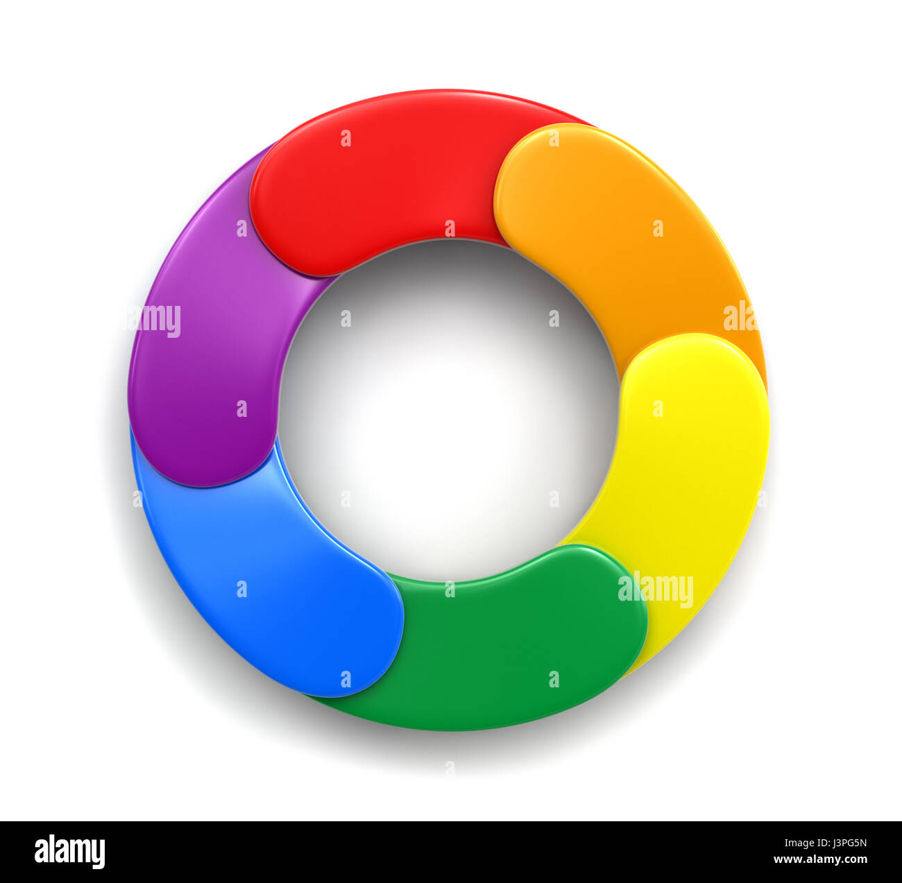 Circular Graph. Image with clipping path Stock Photo - Alamy