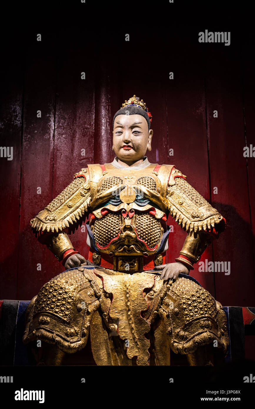 Chinese historical figure statue Stock Photo - Alamy