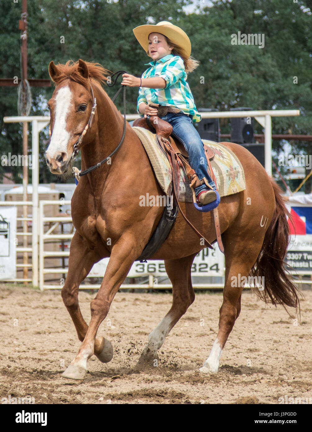 Cowgirls barrel racing hi-res stock photography and images - Alamy