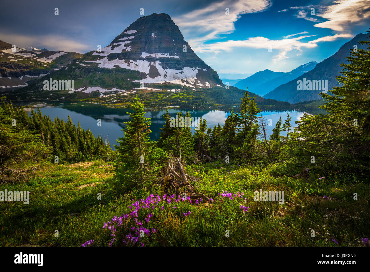 Hidden Lake is located in Glacier National Park, in the U. S. state of ...