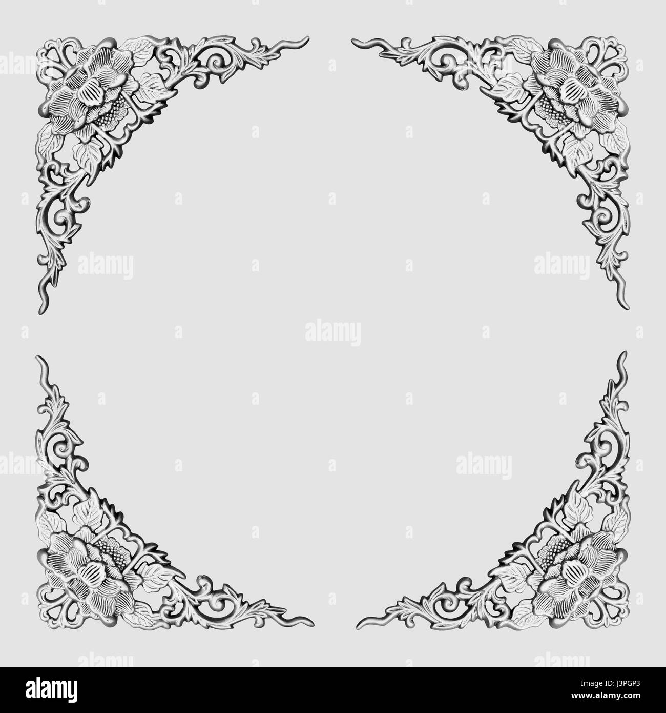 Golden menu template Black and White Stock Photos & Images - Alamy