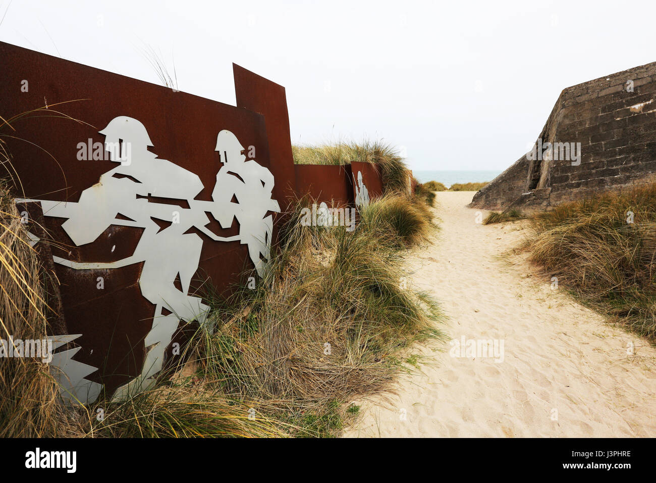 German bunker at Juno Beach Courseulles-sur -Mer, Lower Normandy,France ...