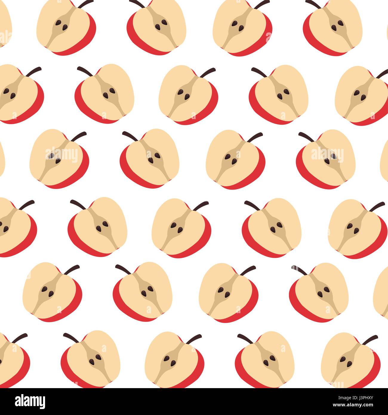 Fresh red pineapple seamless Stock Vector Images - Alamy