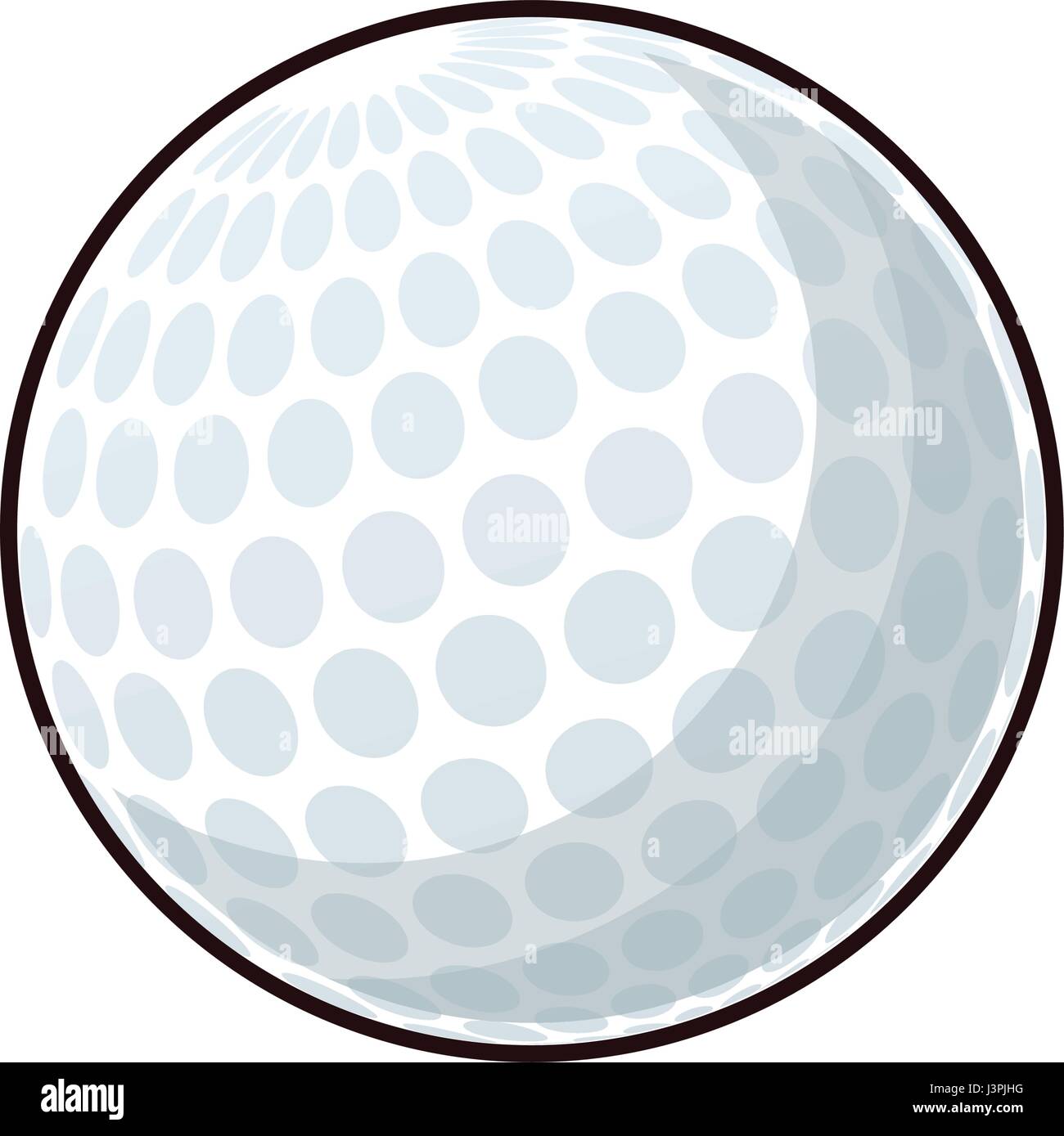Golf ball hole 3d Stock Vector Images - Alamy