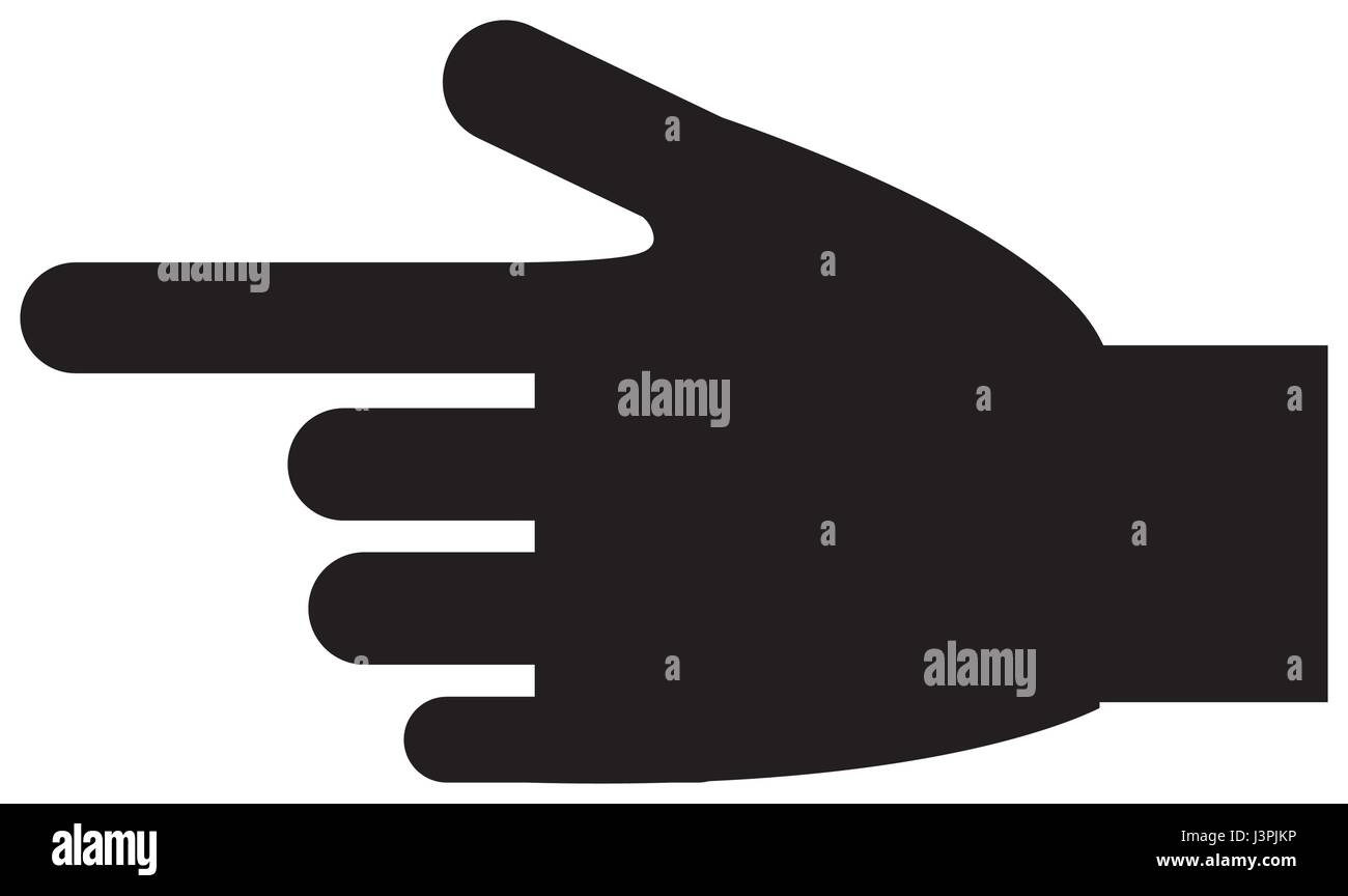 human hand icon Stock Vector Image & Art - Alamy
