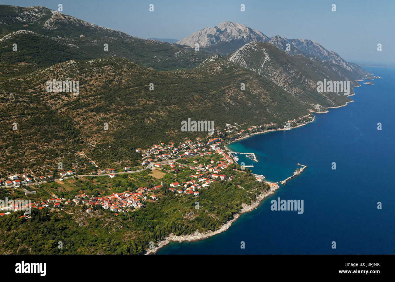 Coastline on Pelješac, Croatia Stock Photo - Alamy