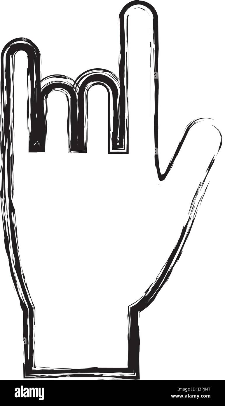 human hand icon Stock Vector Image & Art - Alamy