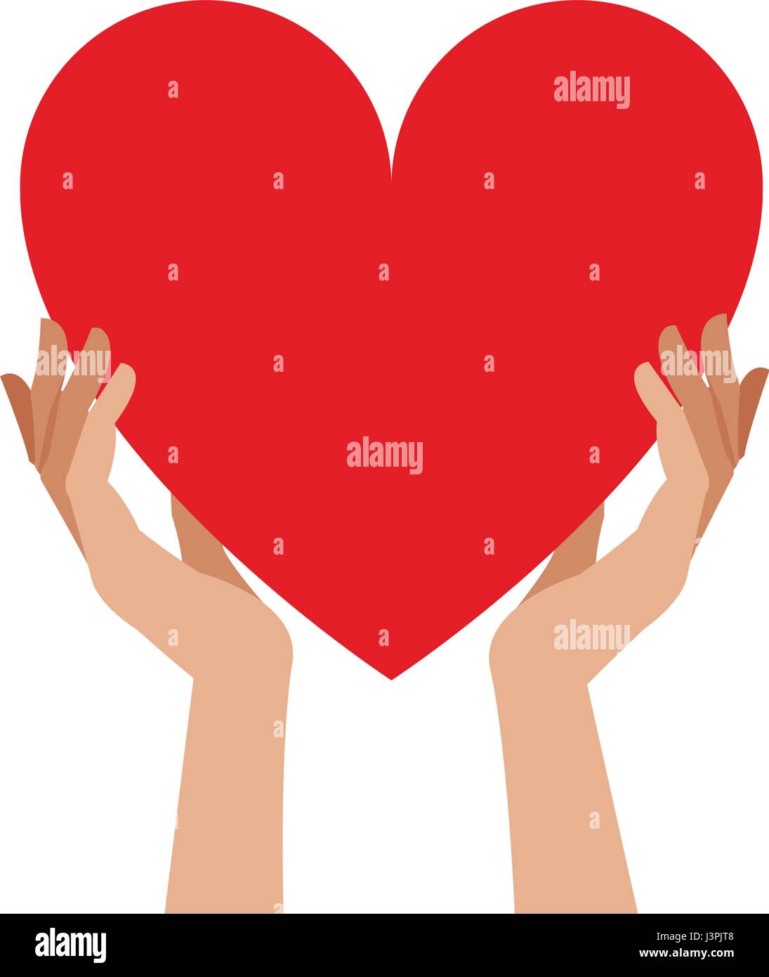 hands holding heart blood donation Stock Vector Image & Art - Alamy