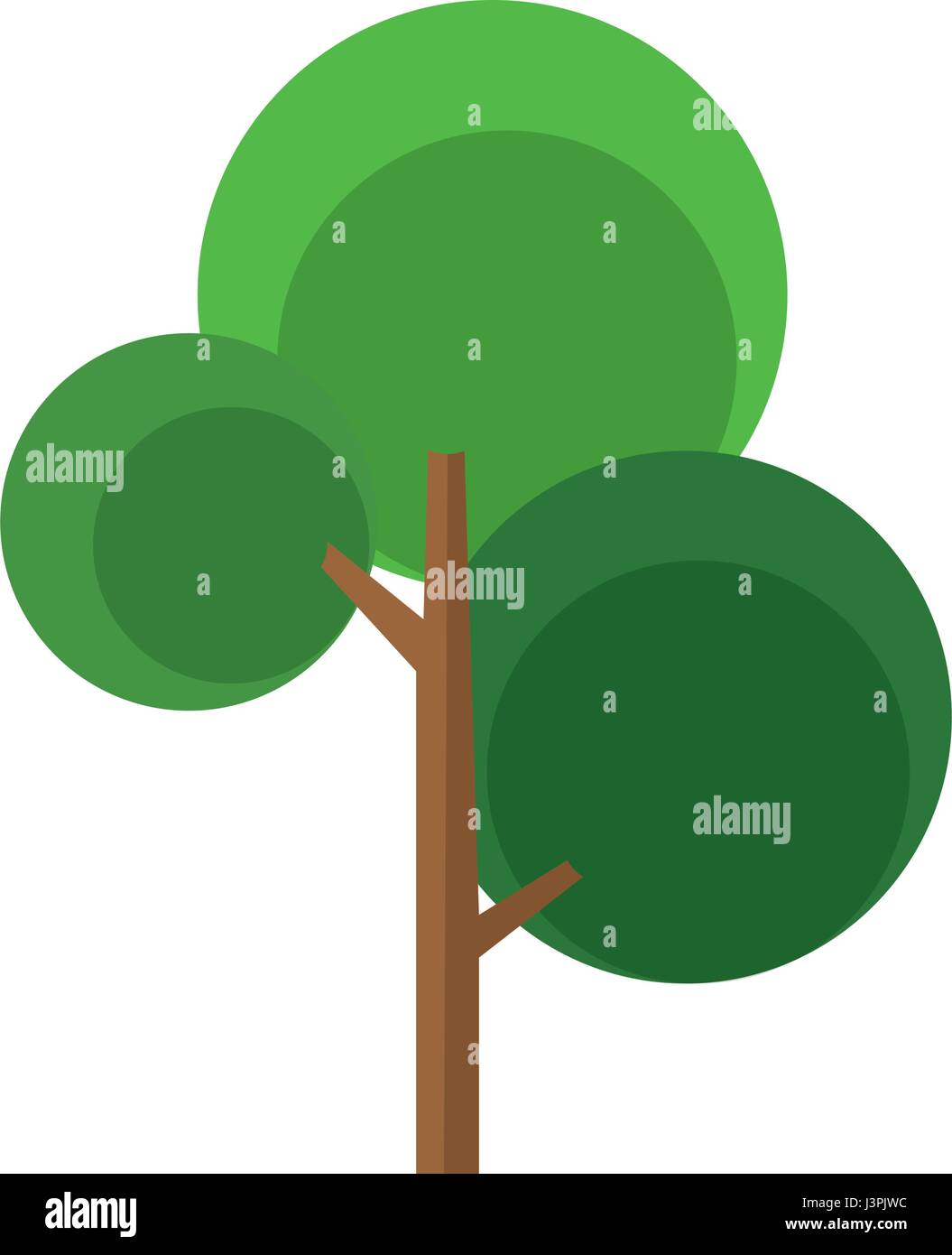 cartoon tree branch trunk natural image Stock Vector Image & Art - Alamy