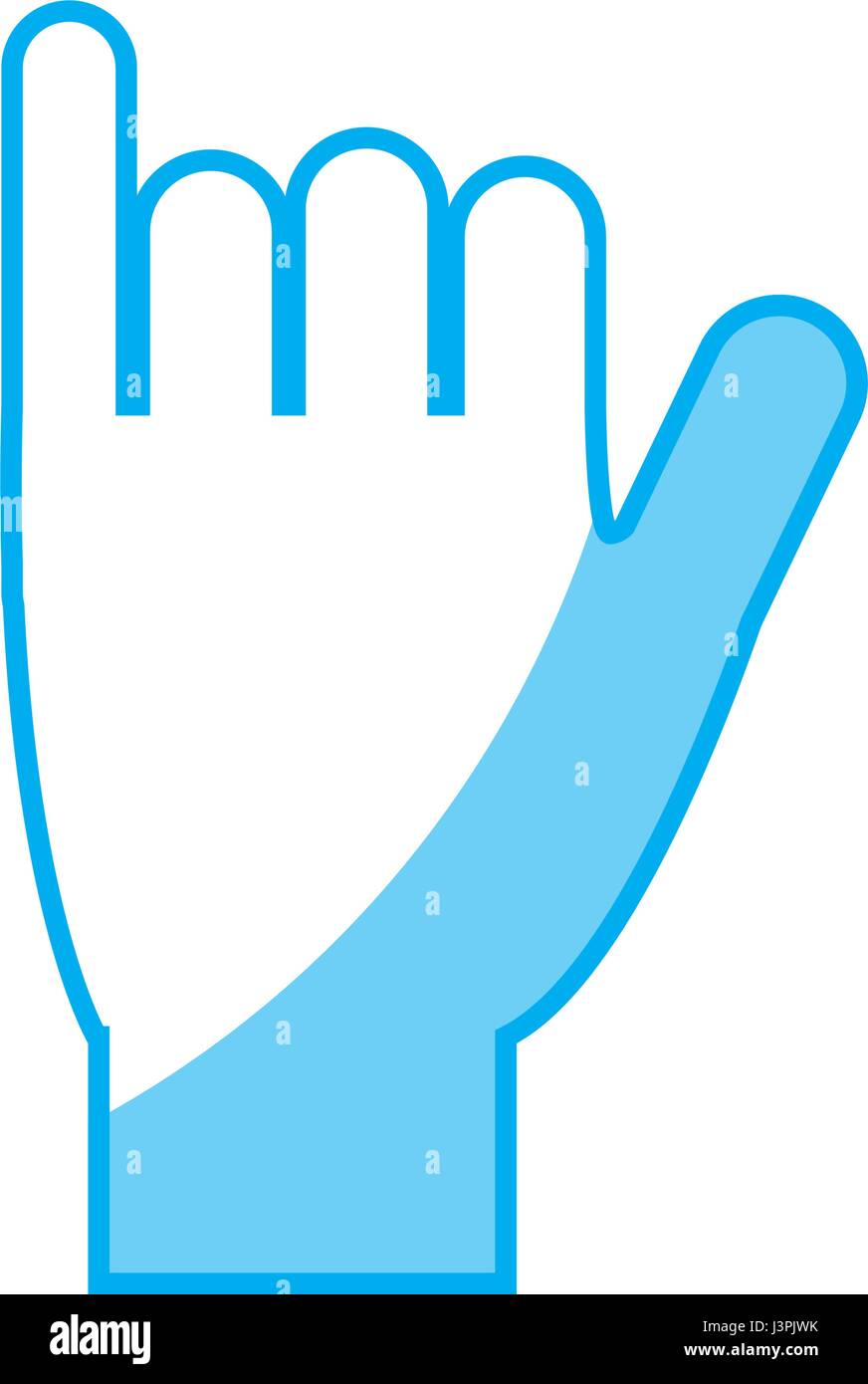 human hand icon Stock Vector Image & Art - Alamy
