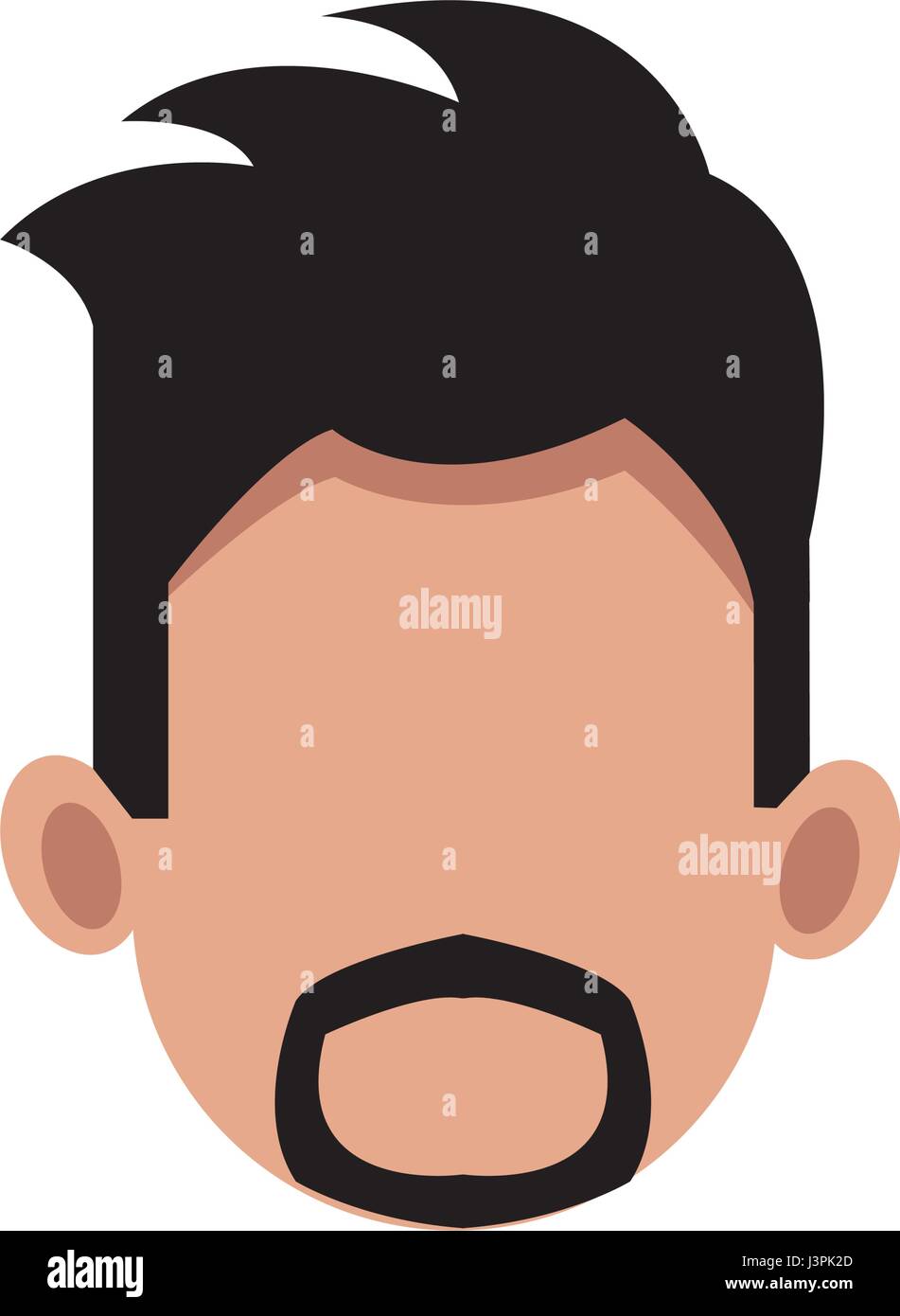 male head faceless hair style image Stock Vector Image & Art - Alamy