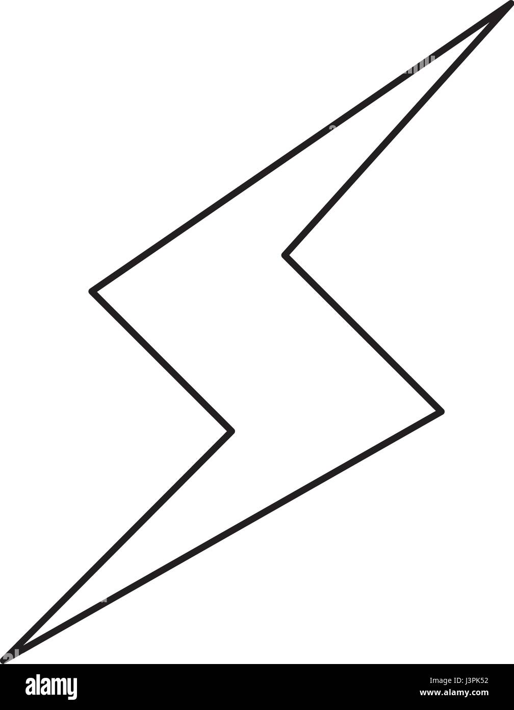 thunderbolt lightning power energy line Stock Vector Image & Art - Alamy