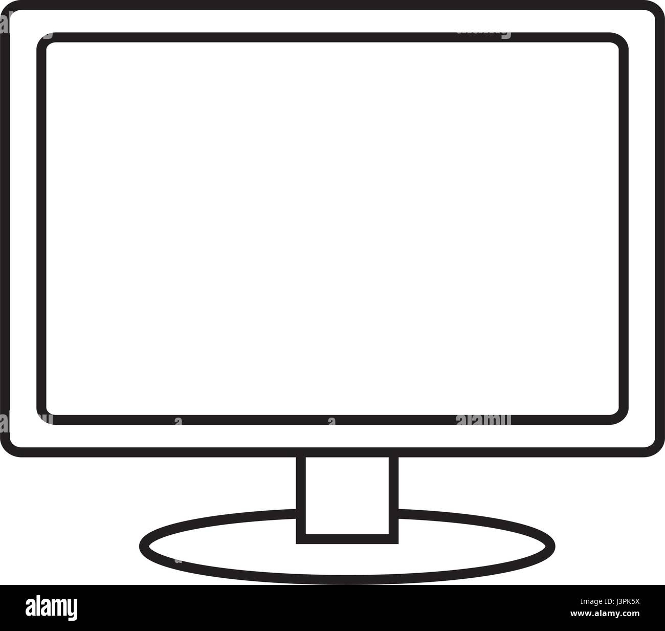 monitor computer icon Stock Vector Image & Art - Alamy