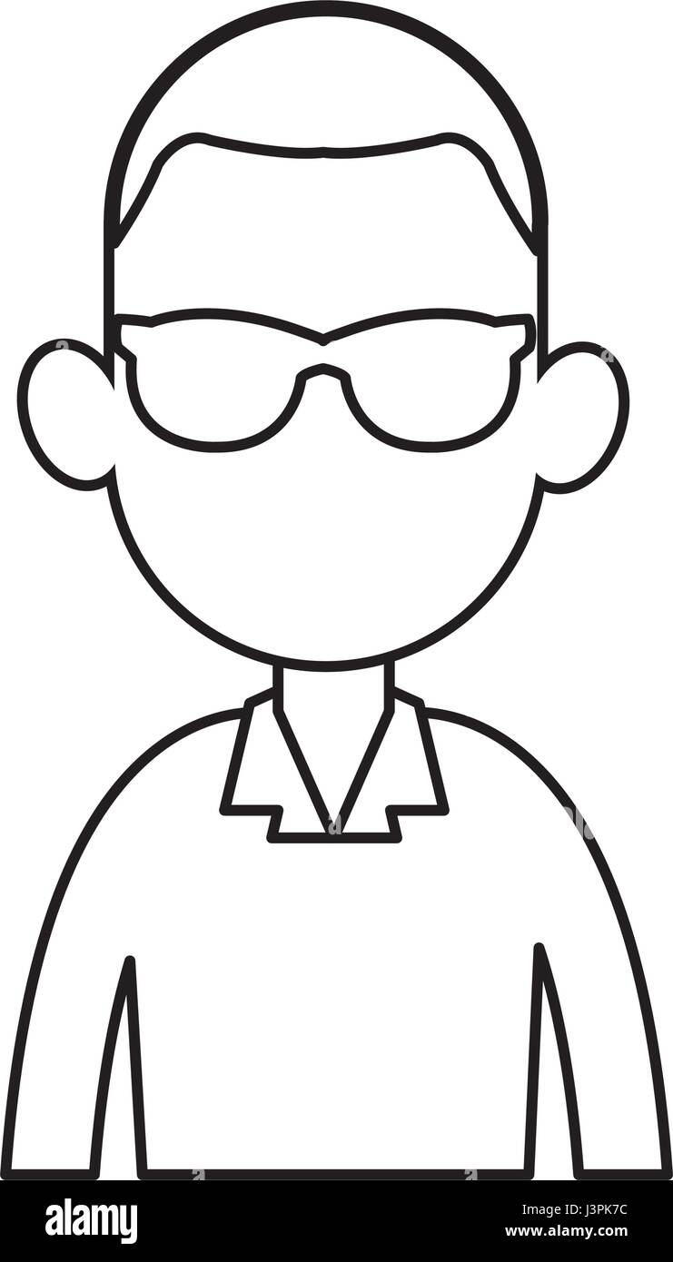 portrait man no face avatar image Stock Vector Image & Art - Alamy