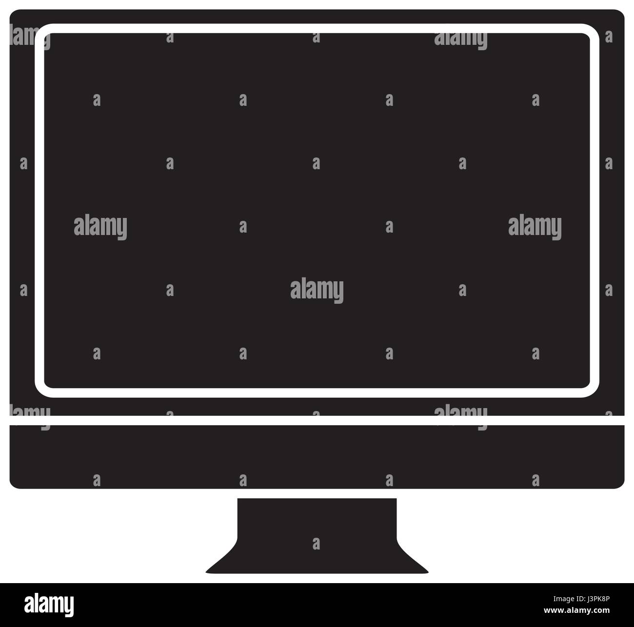 monitor computer icon Stock Vector Image & Art - Alamy