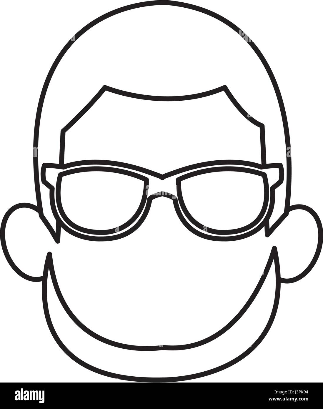 outline head man character person Stock Vector Image & Art - Alamy