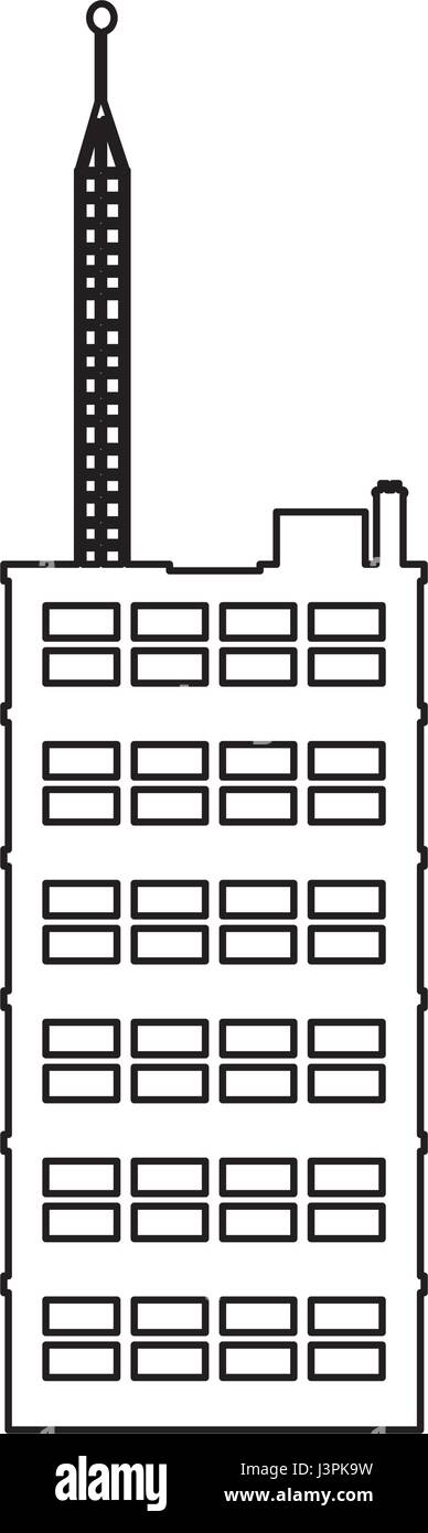 Wireless building icon outline Stock Vector Images - Alamy