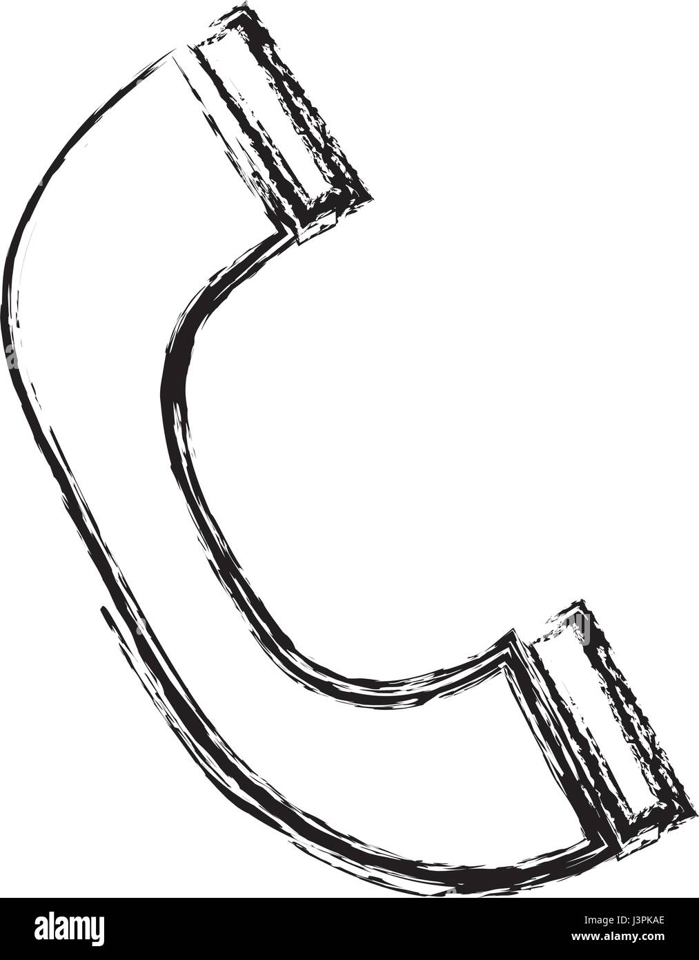 Telephone handset home Stock Vector Images - Alamy