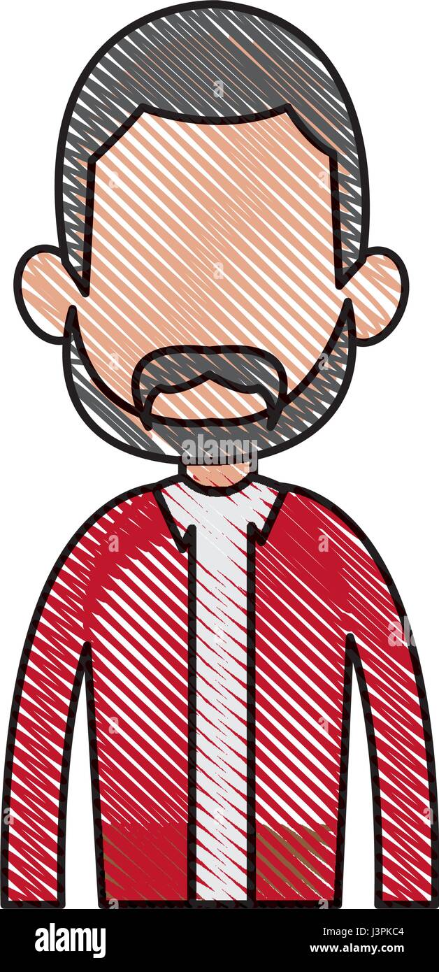 drawing portrait man young style image Stock Vector Image & Art - Alamy