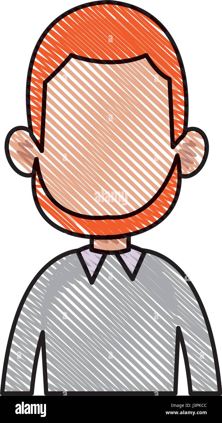 drawing portrait man young style image Stock Vector Image & Art - Alamy