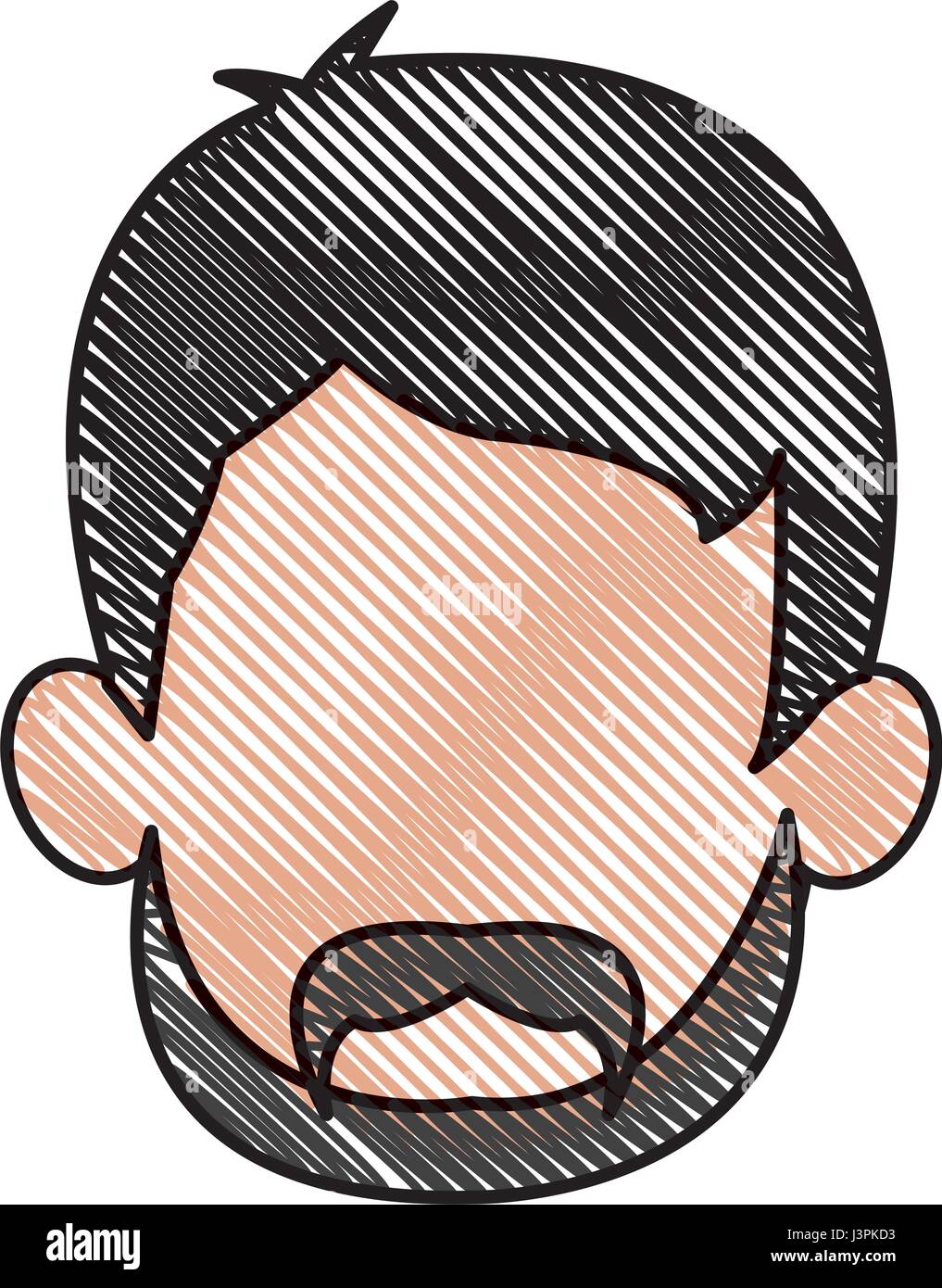 drawing head man faceless people avatar Stock Vector Image & Art - Alamy