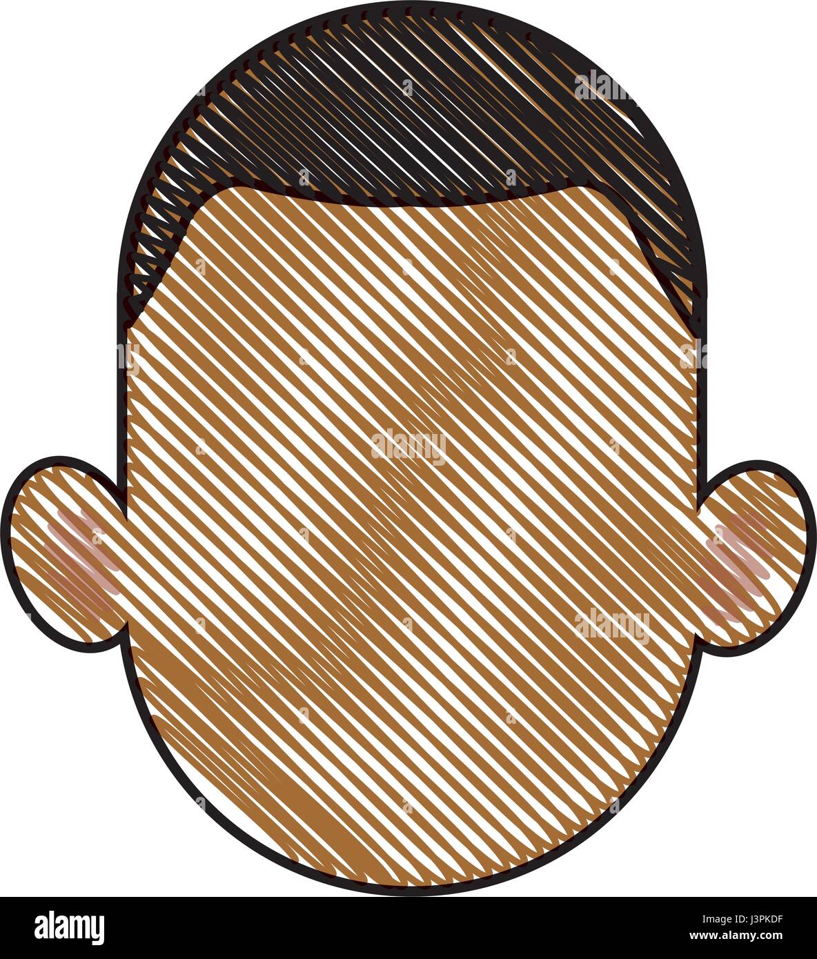 drawing head man faceless people avatar Stock Vector Image & Art - Alamy