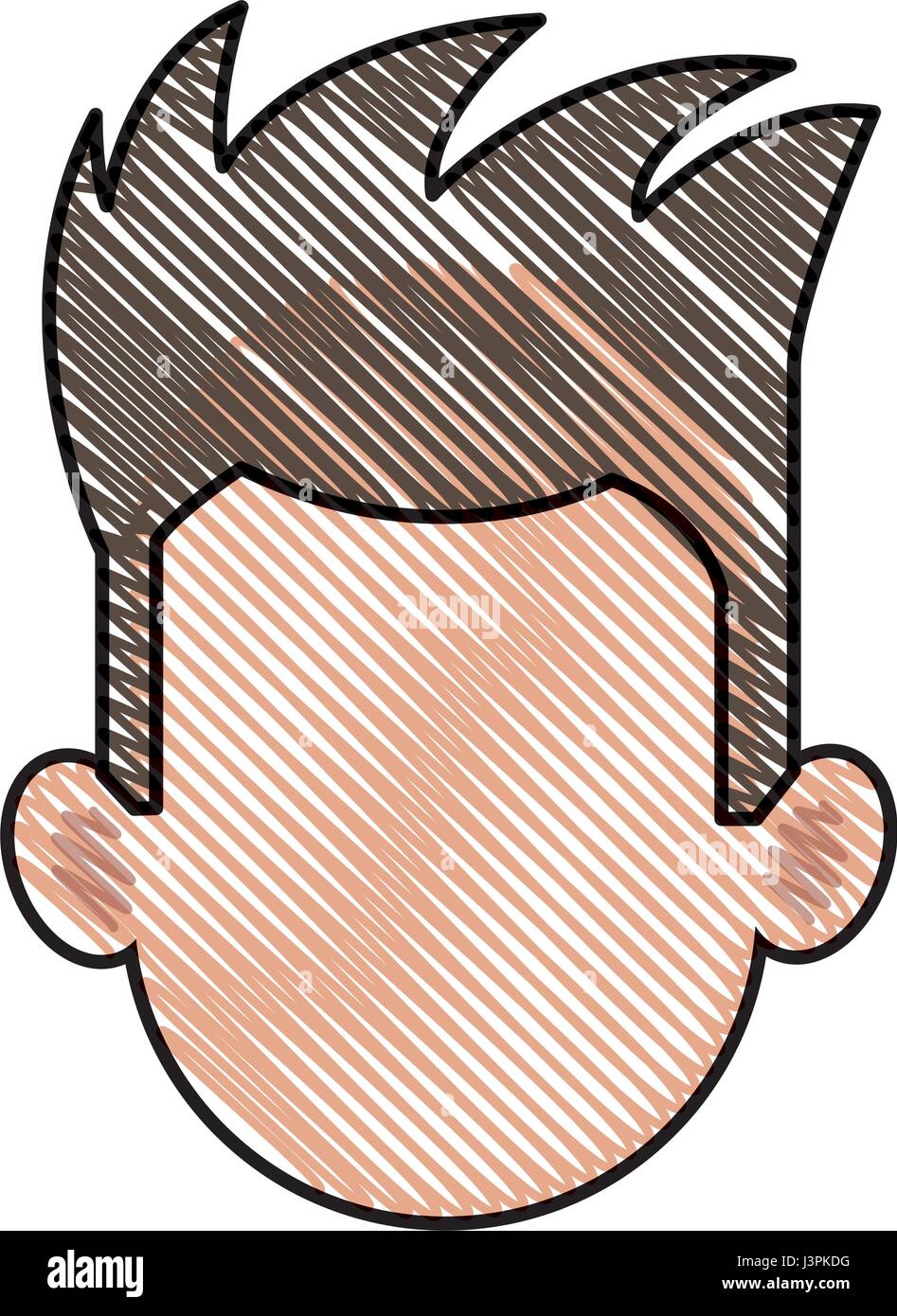 drawing head man faceless people avatar Stock Vector Image & Art - Alamy