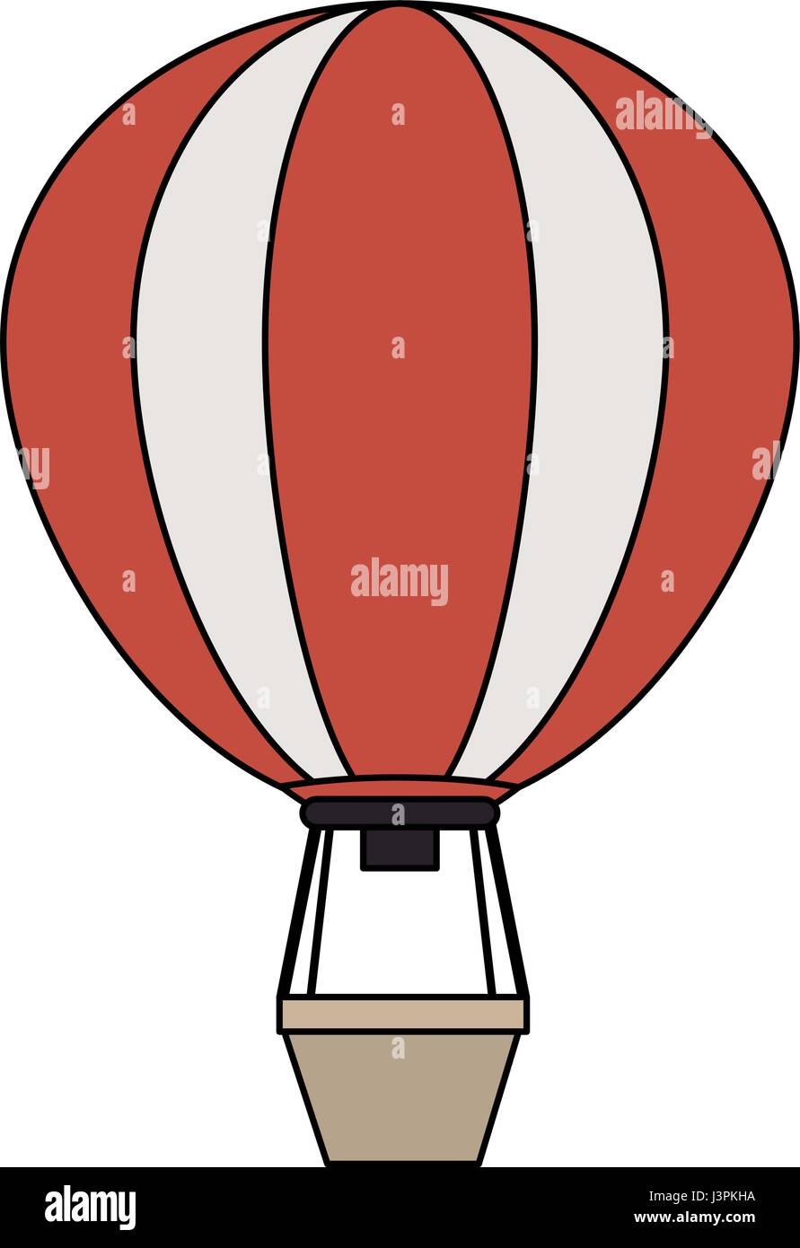 color image cartoon hot air balloon Stock Vector Image & Art - Alamy