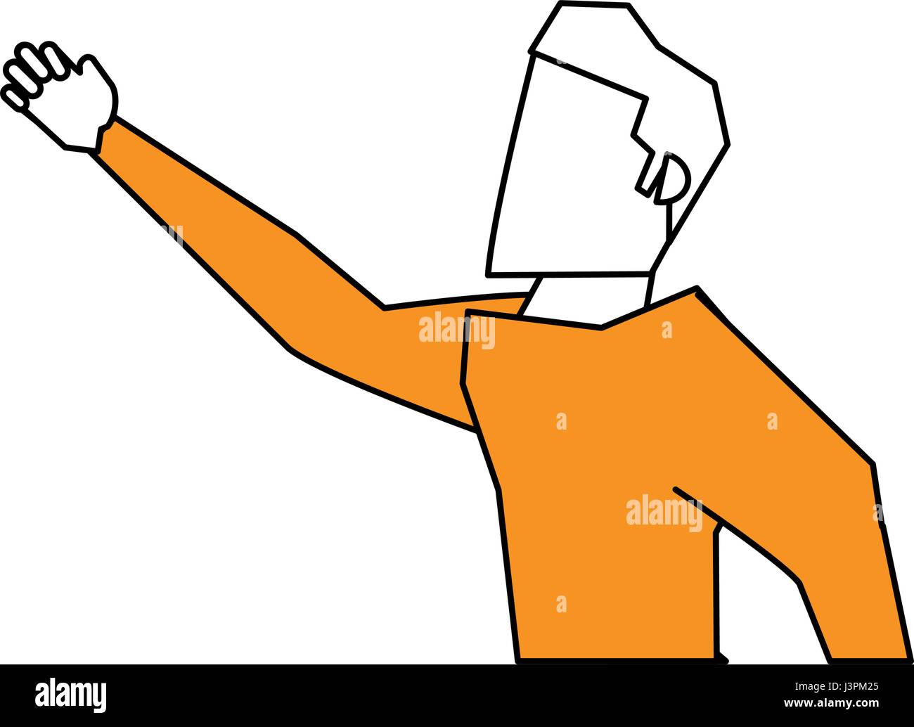 Male Super Hero Illustration Silhouette High Resolution Stock ...