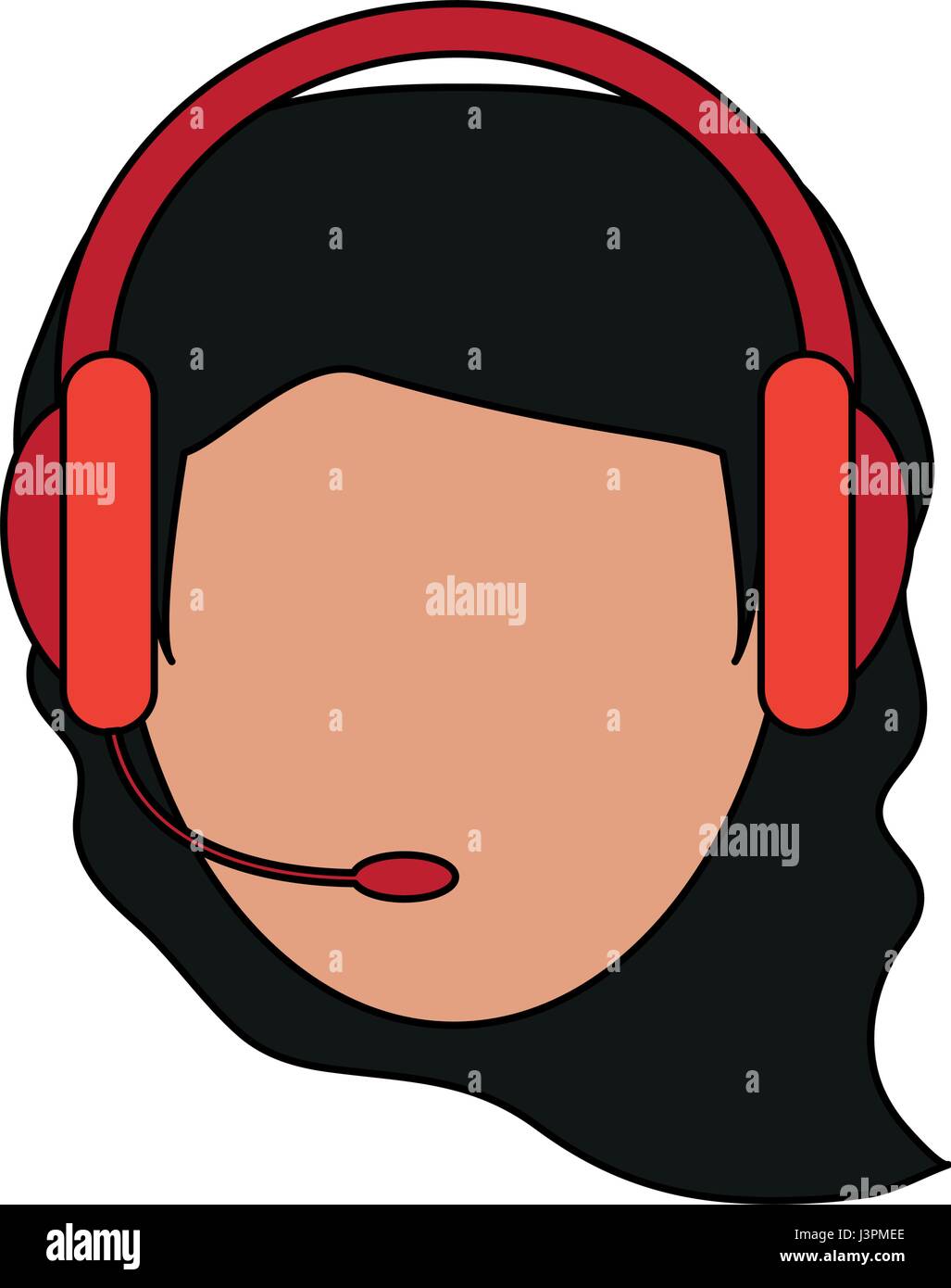 Color image cartoon faceless front hi-res stock photography and images ...