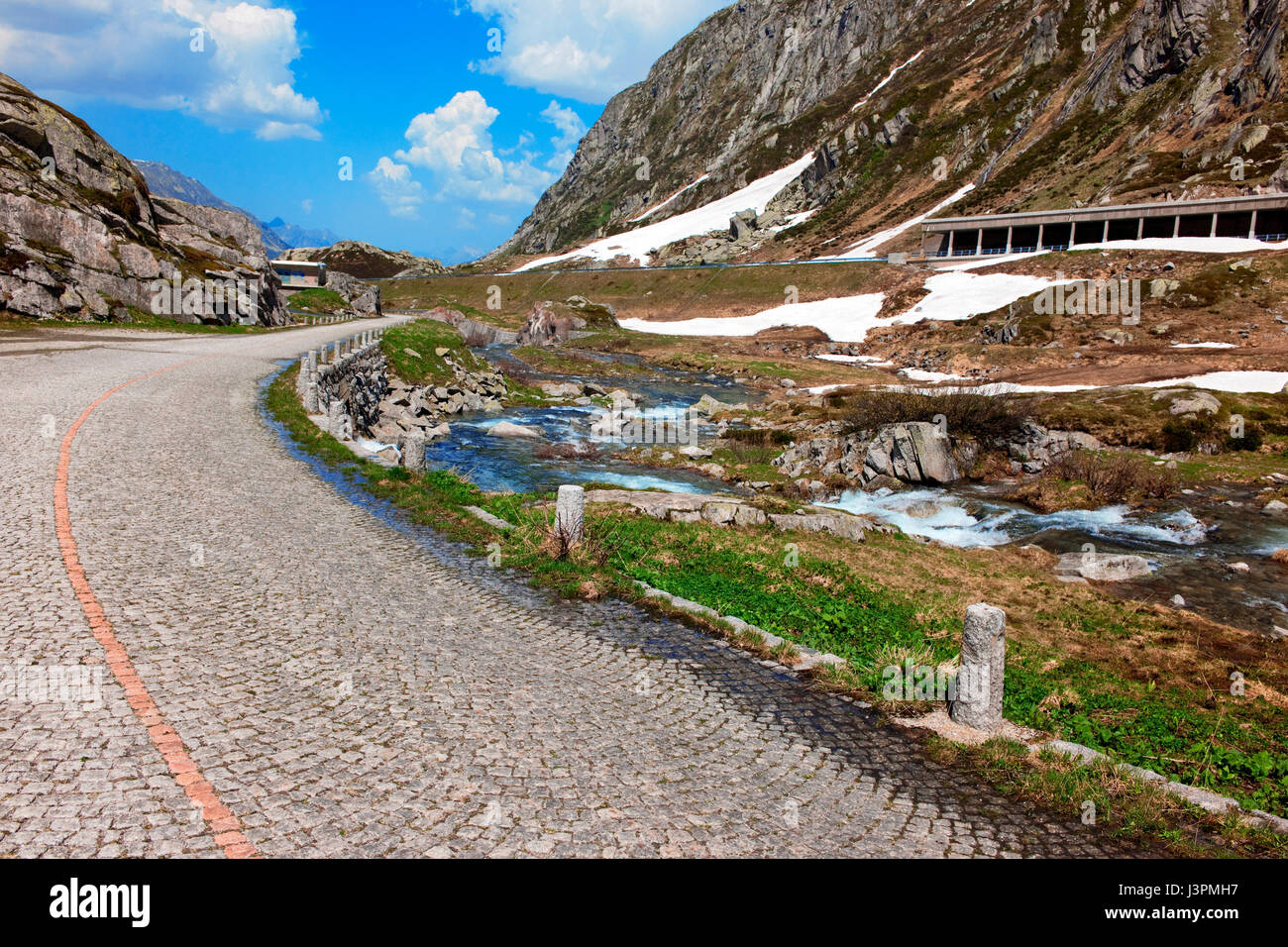 Gotthard pass street in switzerland hi-res stock photography and images ...