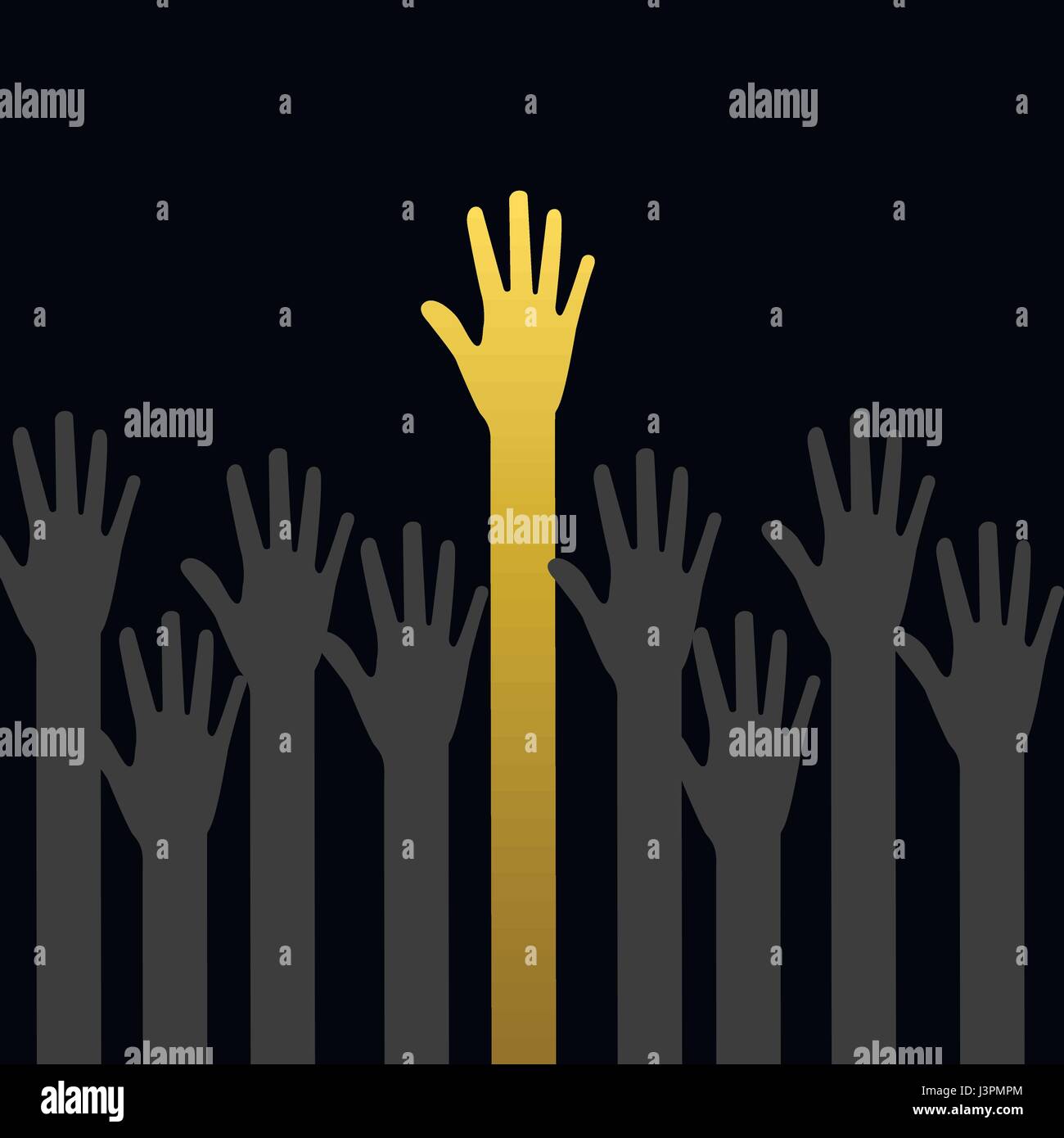 People hands together upwards hi-res stock photography and images - Alamy