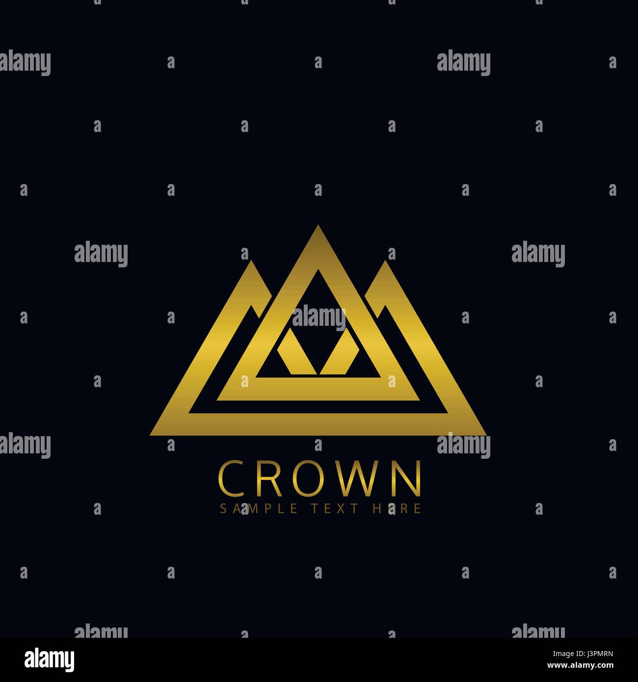 Triangular crown hi-res stock photography and images - Alamy