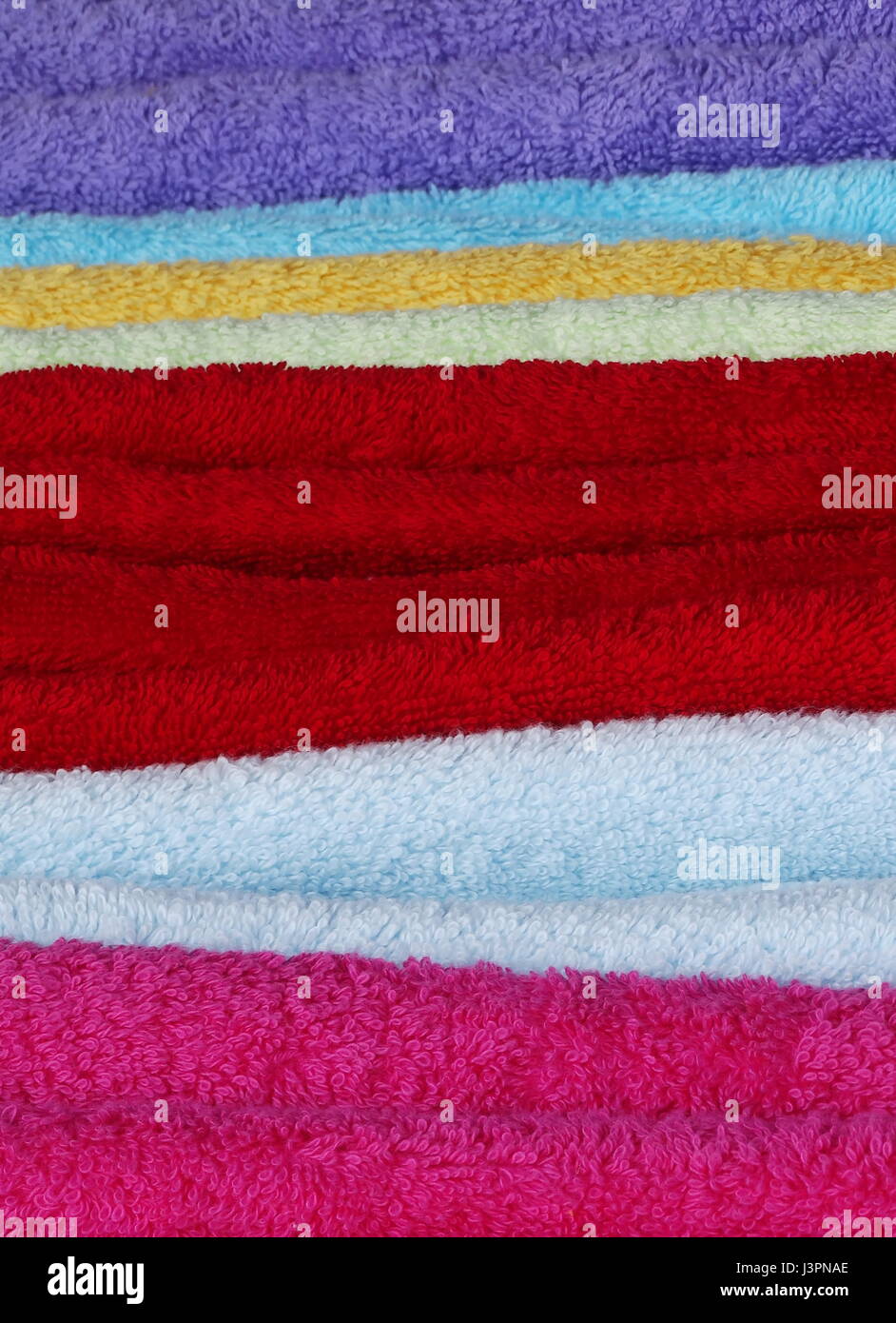 Stack of towels Stock Photo - Alamy