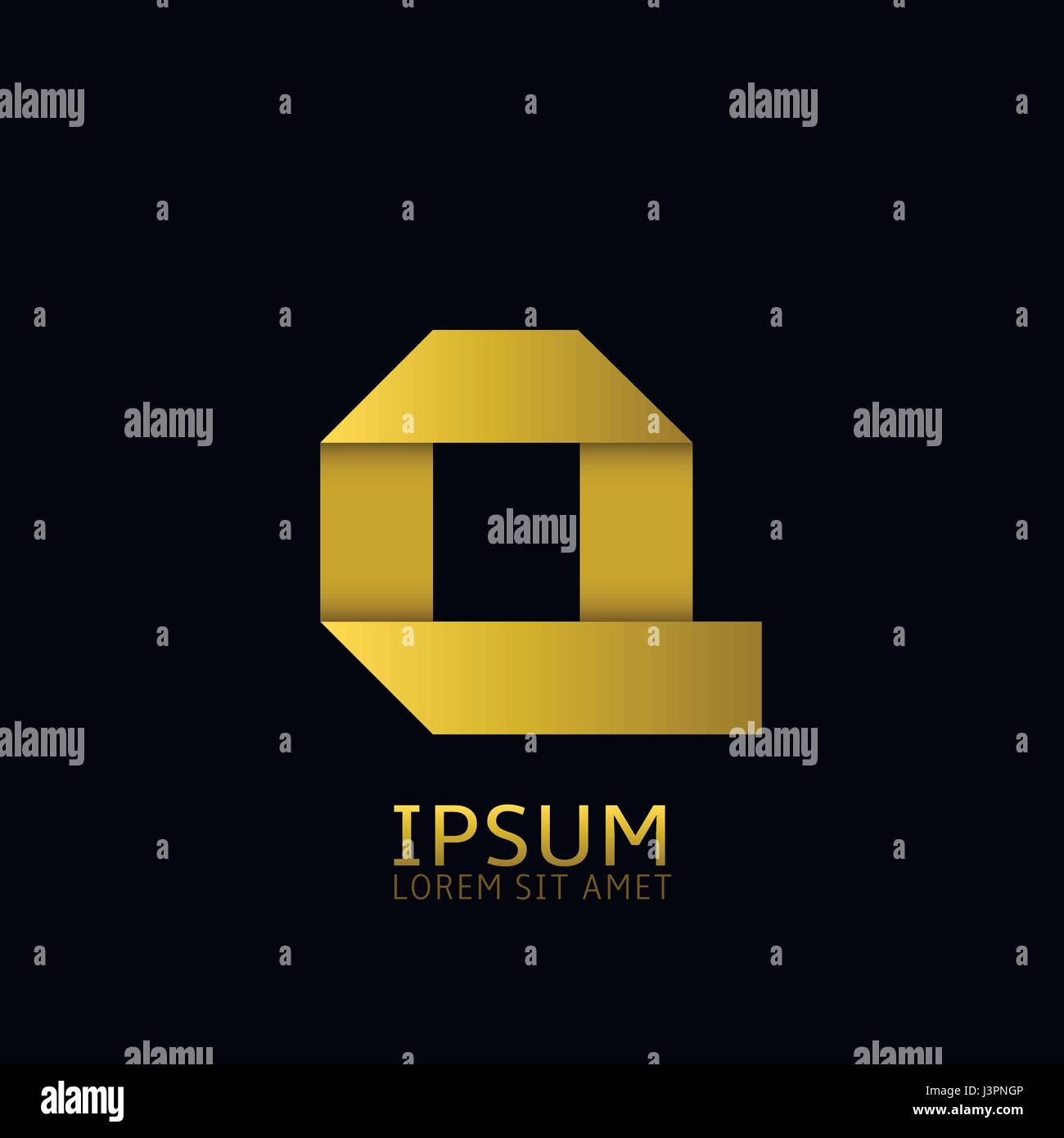 Letter q badge logo hi-res stock photography and images - Alamy