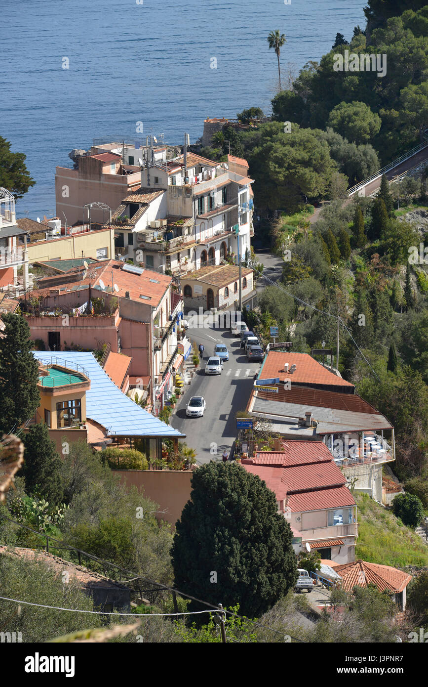 Mazzaro, Taormina, Sizilien, Italien Stock Photo - Alamy