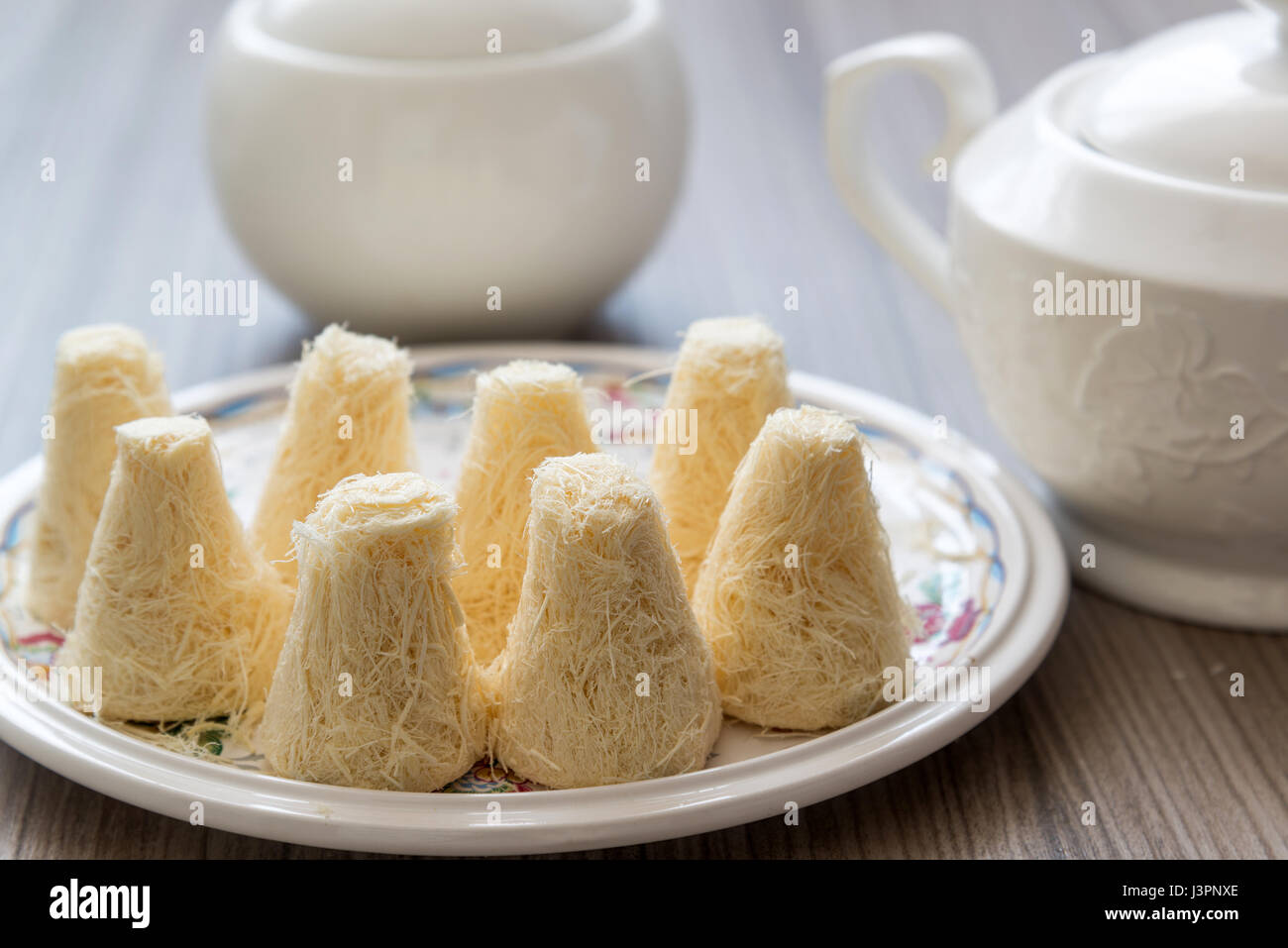 A National Tatar dessert - a Talkysh Kaleve Stock Photo - Alamy