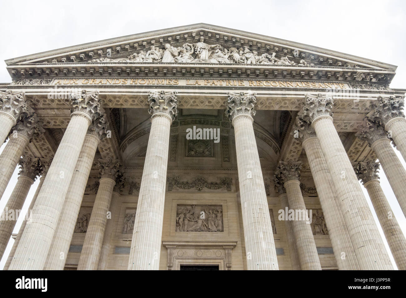 Pantheon monument facade hi-res stock photography and images - Alamy