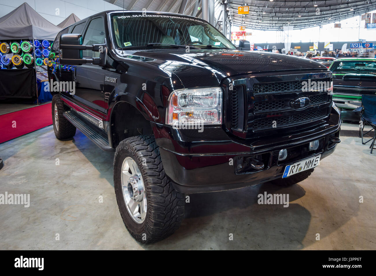 STUTTGART, GERMANY - MARCH 03, 2017: Full-size SUV Ford Excursion, 2005 ...
