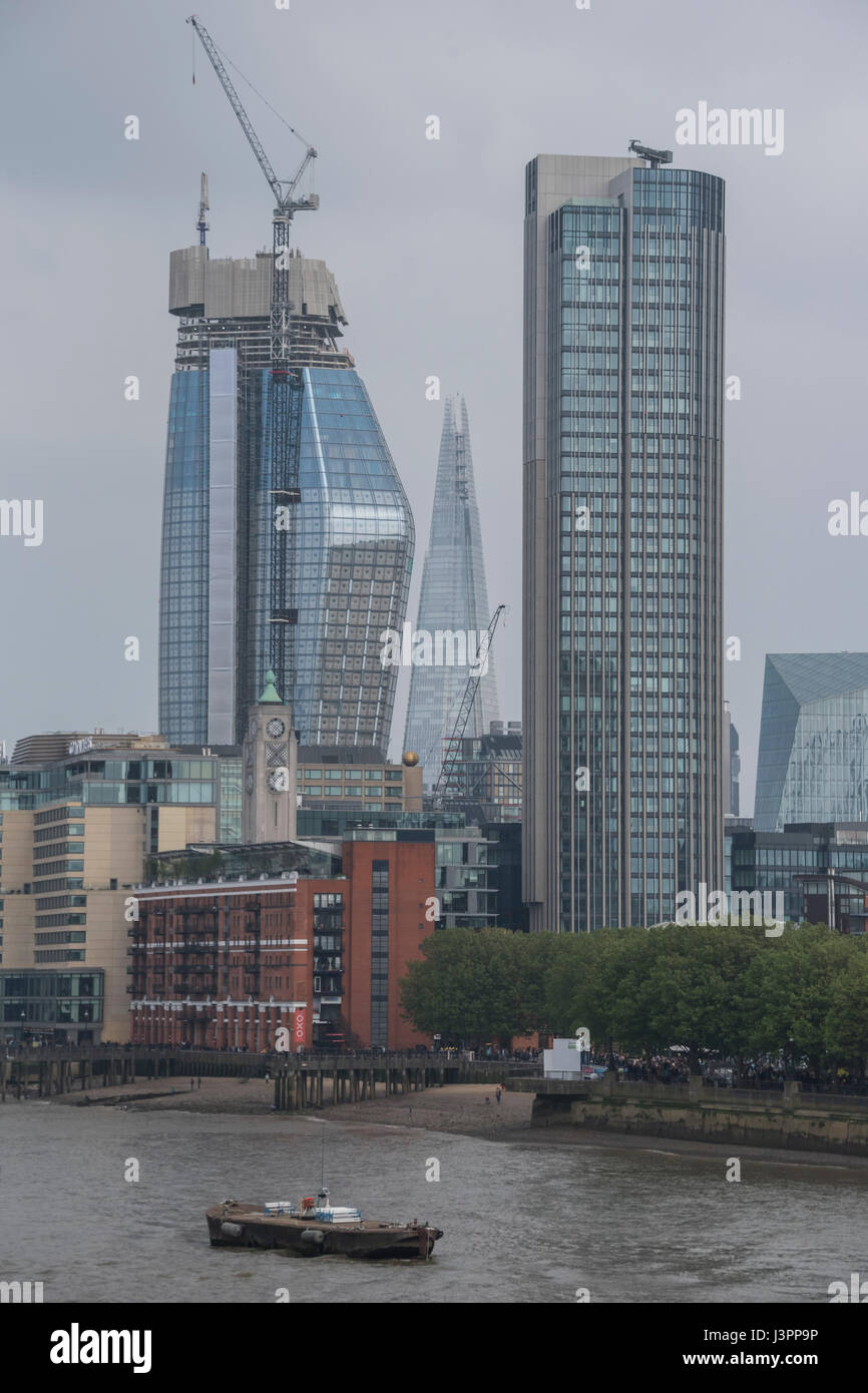 Riverside landmarks, London Stock Photo - Alamy