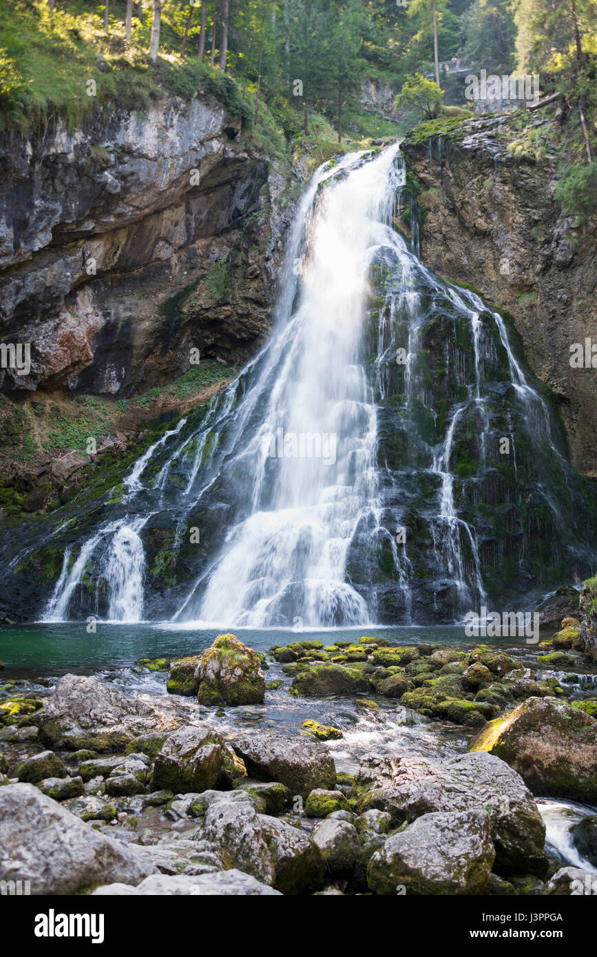 Gollinger waterfall, Black brookfall, Golling, Tennengau, Country ...