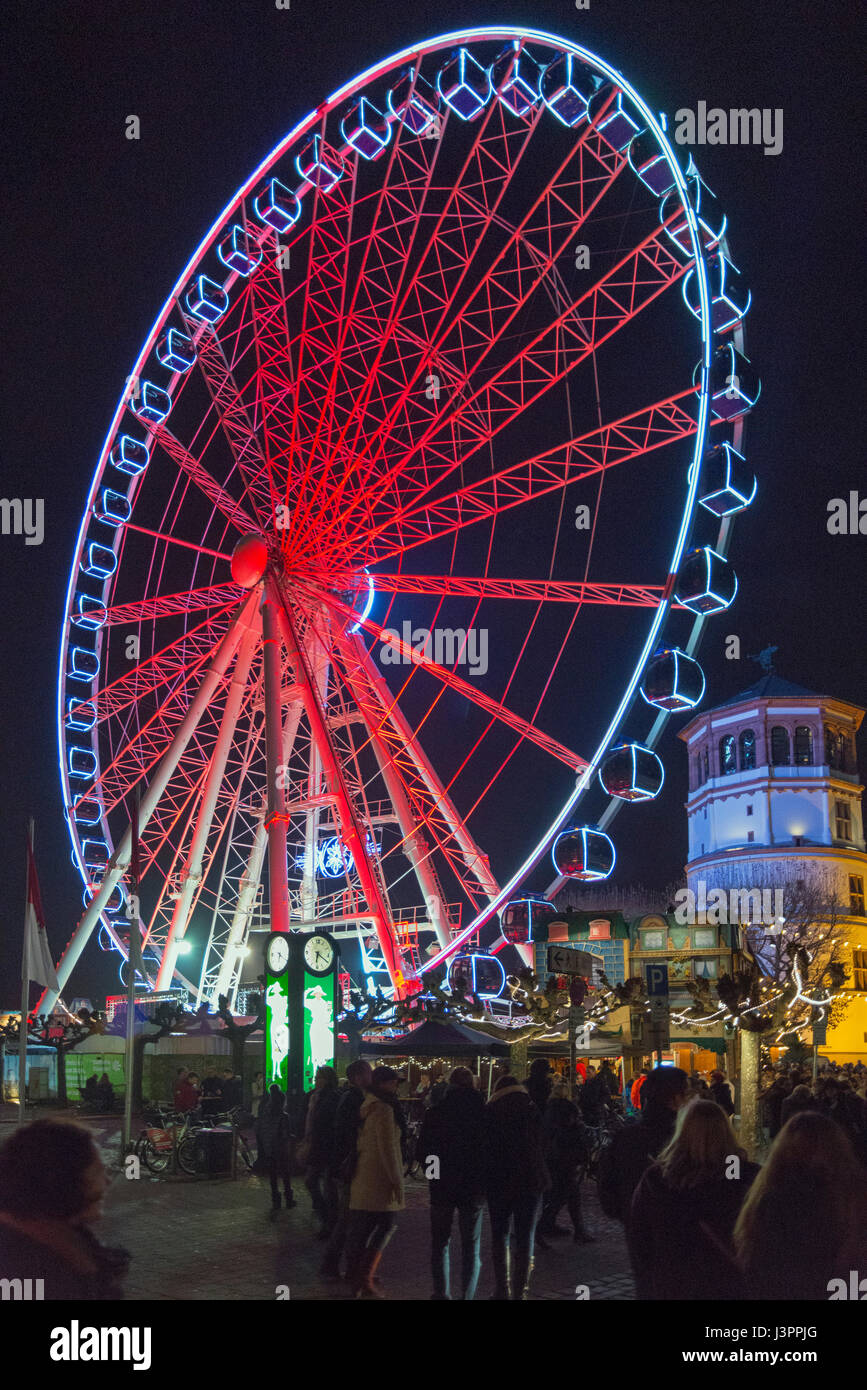 Ferris wheel, Christmas Market, Nuremberg, Bavaria, Germany Stock Photo ...