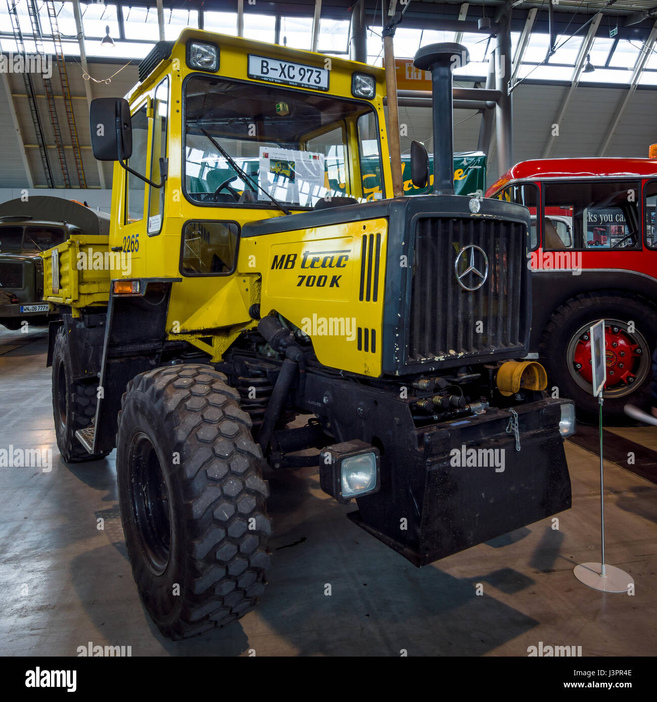 STUTTGART, GERMANY - MARCH 03, 2017: Tractor Mercedes-Benz MB-Trac 700 ...