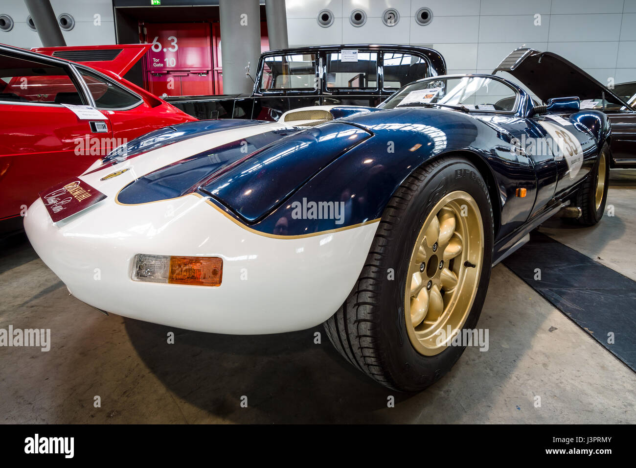 STUTTGART, GERMANY - MARCH 03, 2017: Sports car Ginetta G33 Limited Bi ...