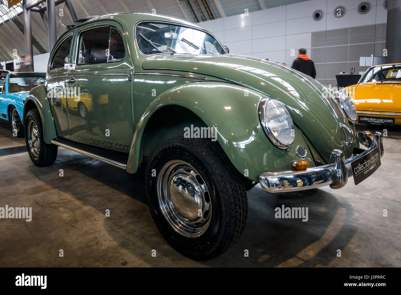 STUTTGART, GERMANY - MARCH 03, 2017: Subcompact Volkswagen Beetle, 1973 ...