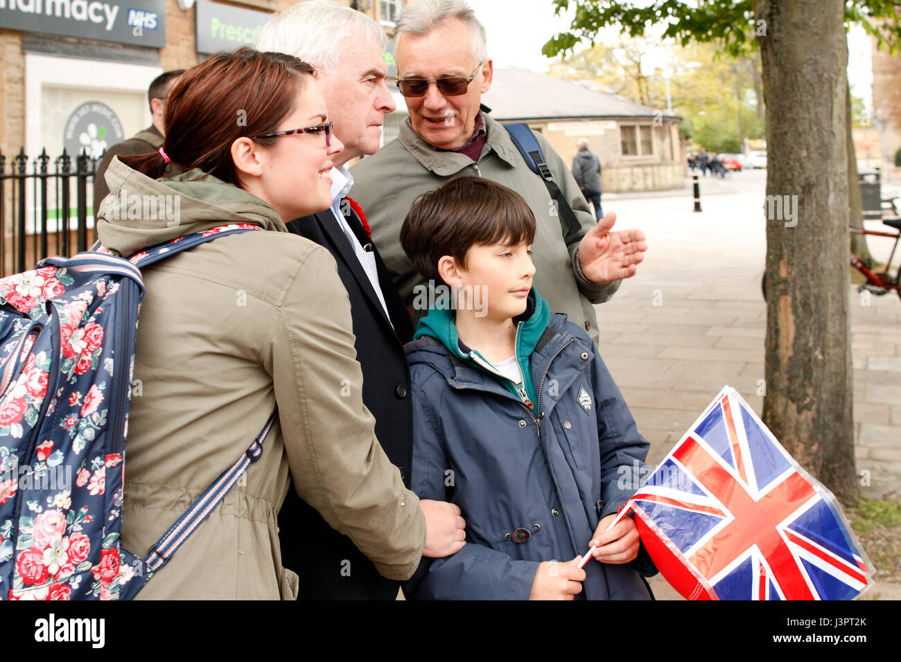 John McDonnell the Labour shadow chancellor visits his MP Colleague Sir ...