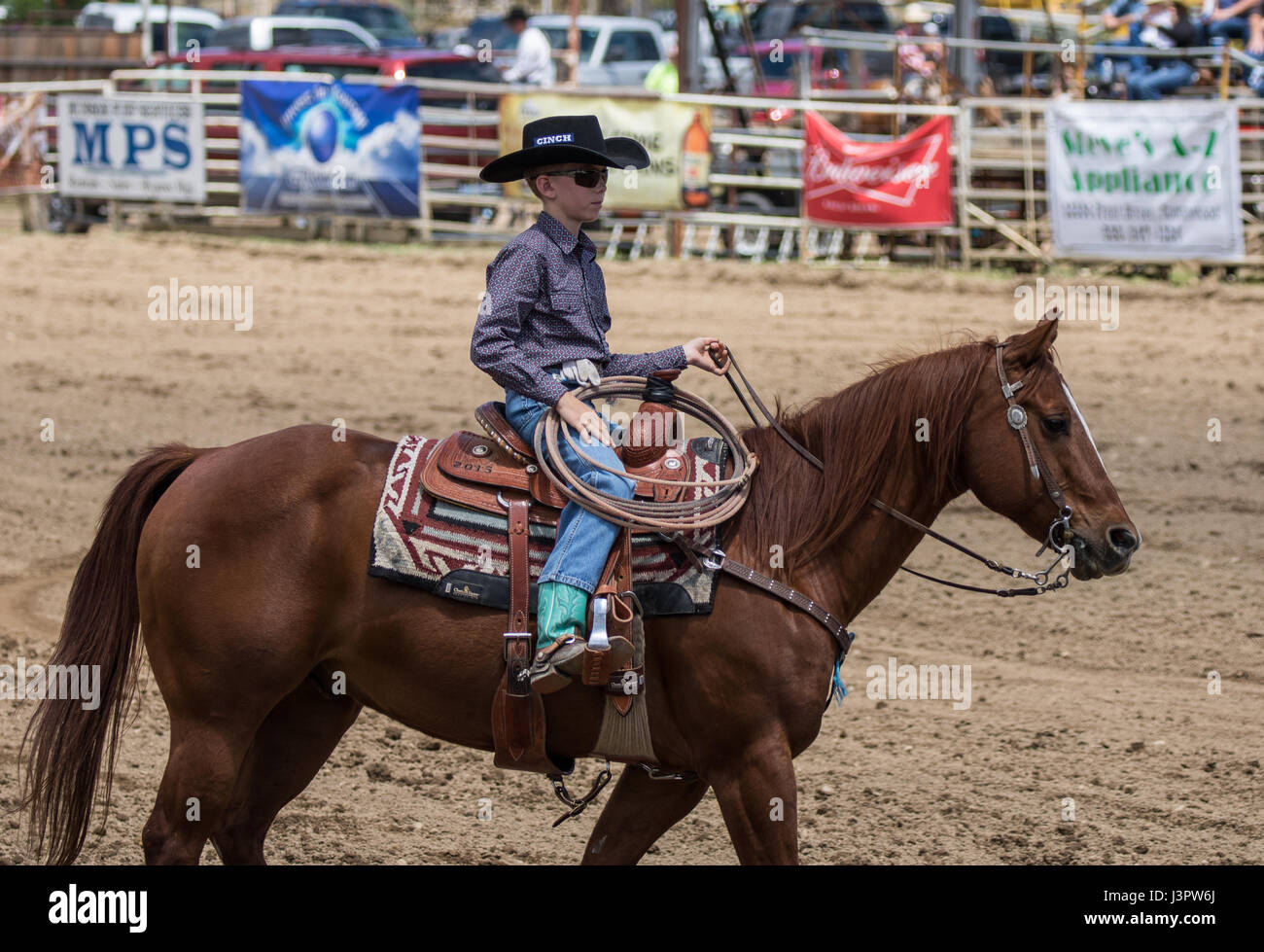 Teen cowboy hi-res stock photography and images - Alamy